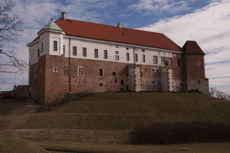 Sandomierz Royal Castle. the West Wing of the Castle Editorial Stock ...