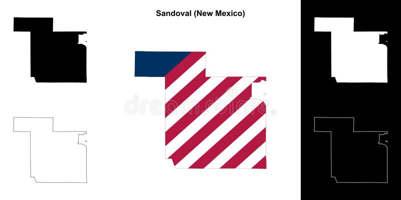 Sandoval Map Stock Illustrations – 17 Sandoval Map Stock Illustrations ...