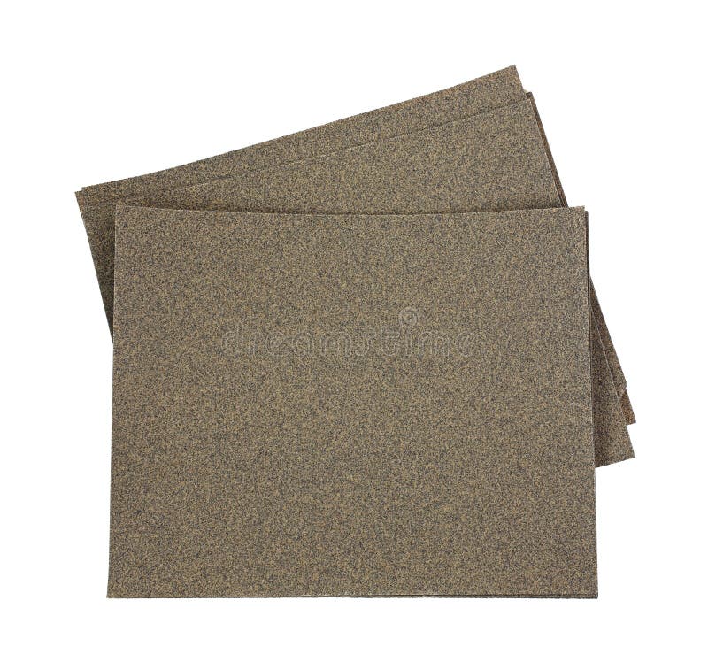Sandpaper Sheets Spread Out Stock Image - Image of white, product: 32150045