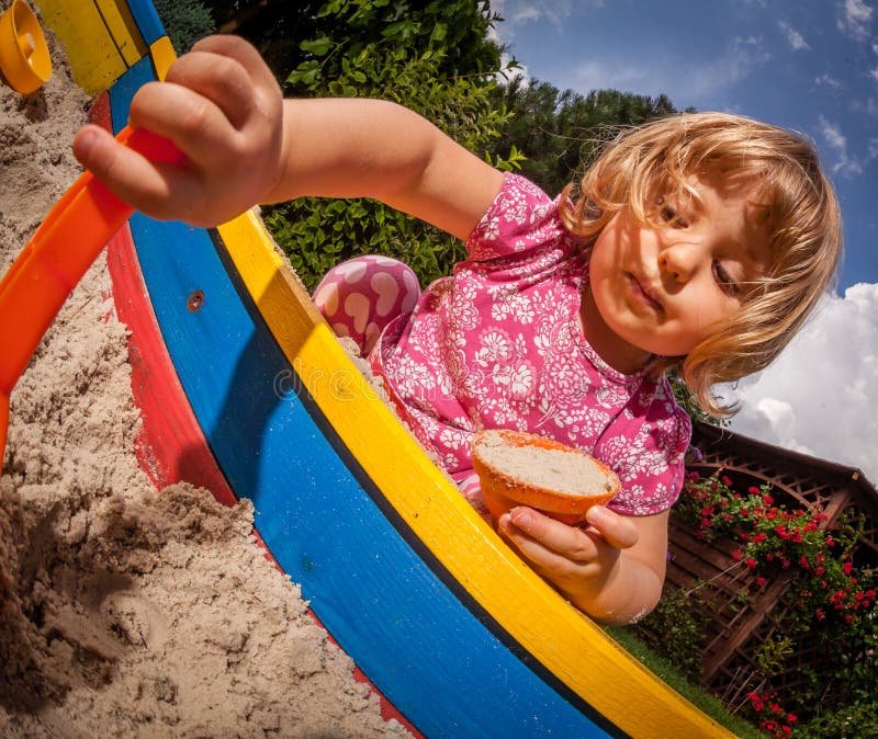 Sandpit fun stock image. Image of holding, childhood - 47180095