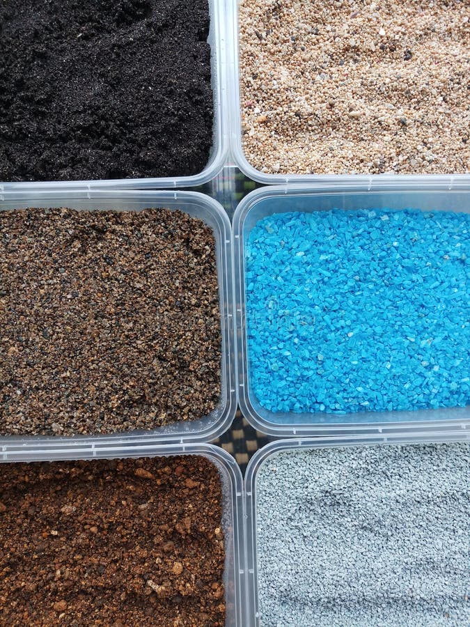 The Color of the Sand As a Material Collection Stock Image - Image of ...