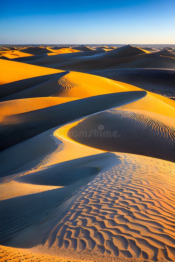 Sands of Time Generated by Ai Stock Illustration - Illustration of ...