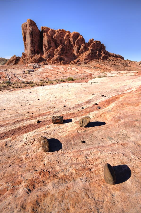 Sandstone Formations at Valley of Fire Stock Photo - Image of valley ...