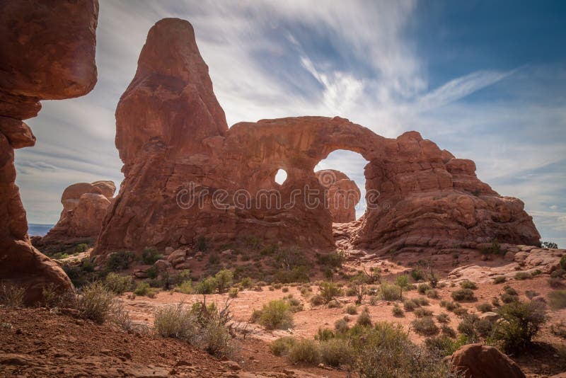 Sandstone Arches and Natural Structures Stock Image - Image of mexico ...