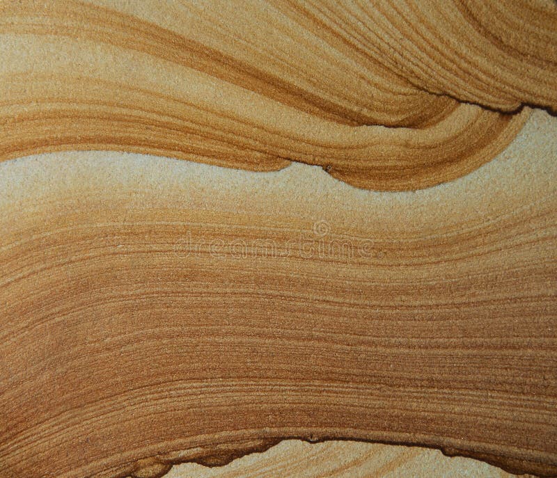 Undulating Sandstone Rock Layers Stock Image - Image of ripple, stone ...