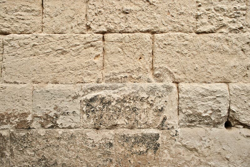Old Sandstone Blocks. Heap of Historical Soft Sand Stones Stock Image ...