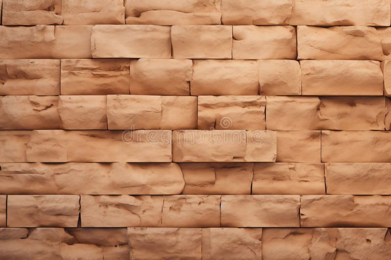 Sandstone Blocks Wall Texture Stock Illustration - Illustration of ...