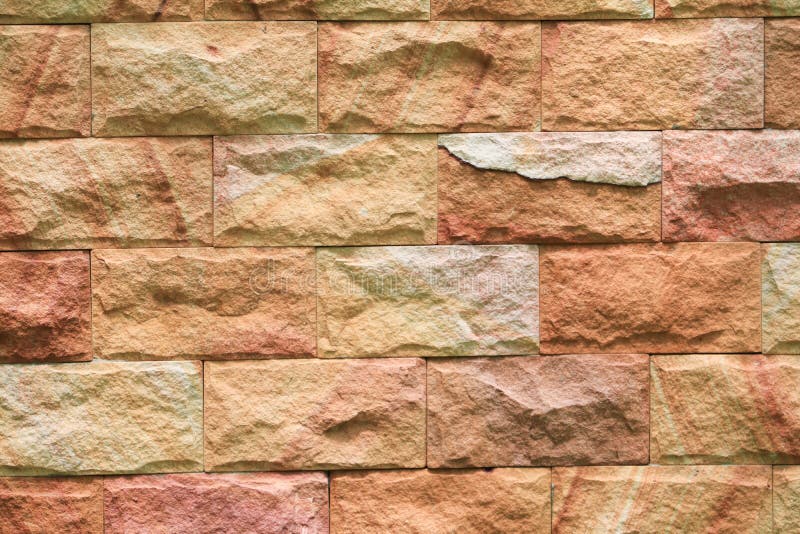 Sandstone Brick Wall Texture Background Pattern and Color Stock Image ...