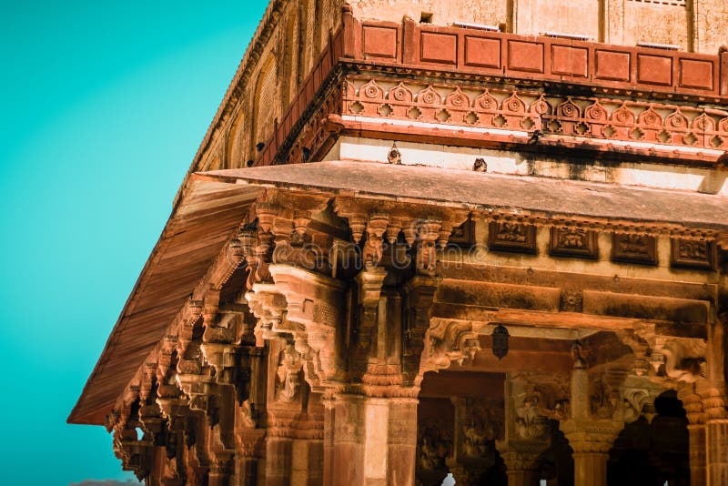 Sandstone Building Fragment, a Beautiful Example of Indian Architecture ...