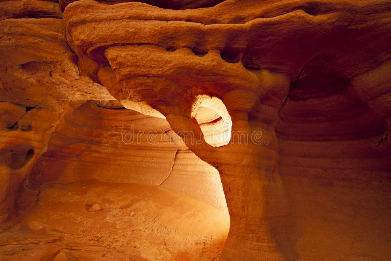 Sandstone Cave in Nevada stock photo. Image of cave - 178478098