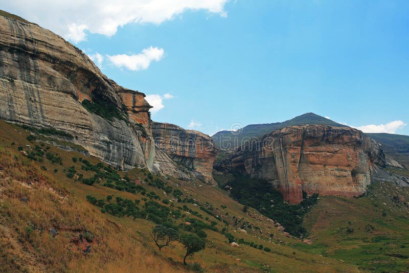 Sandstone cliff mountains stock photo. Image of africa - 90247984
