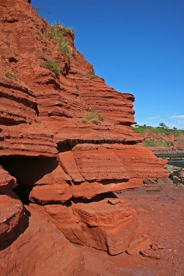 Sandstone Cliffs in Sahara Desert, Algeria Stock Photo - Image of parch ...