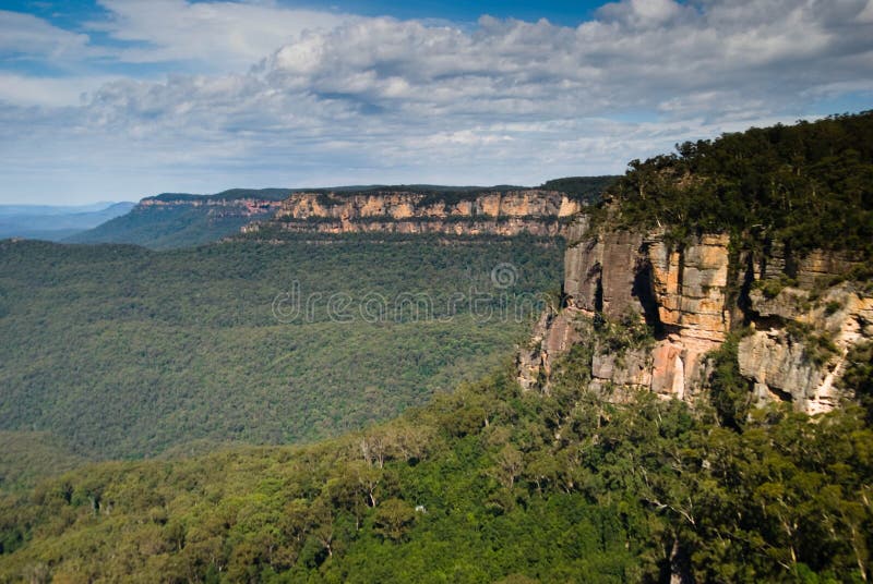 Sandstone Cliffs of Blue Mountains Stock Photo - Image of sheer, travel ...