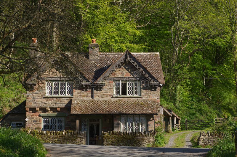 Sandstone Cottage in North Devon, England Editorial Stock Photo - Image ...