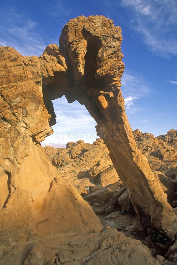 Sandstone Formation Called Elephant Rock in Valley of Fire State Park ...