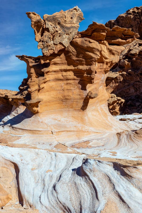 Sandstone Formation in Gold Butte National Monument Stock Image - Image ...