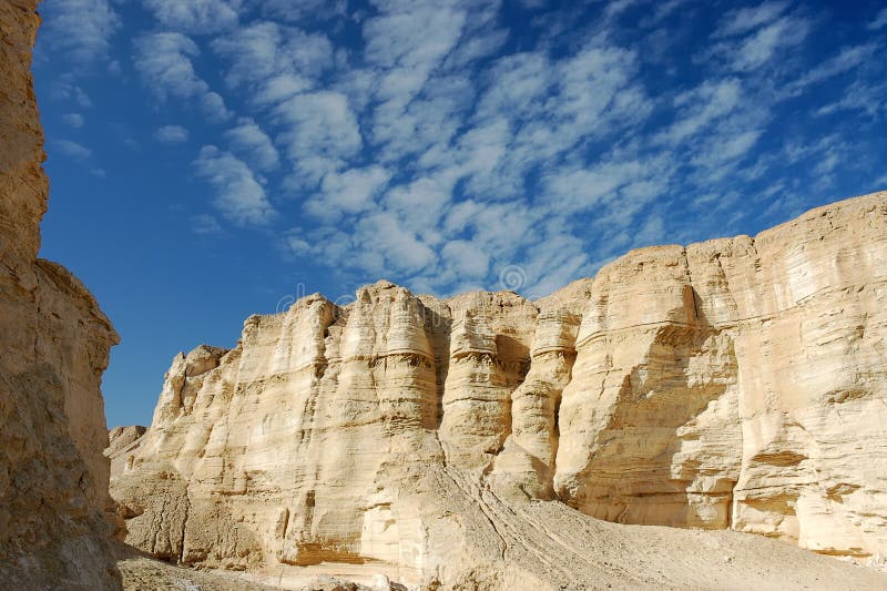 Sandstone Formations in Negev Desert. Stock Photo - Image of scenic ...