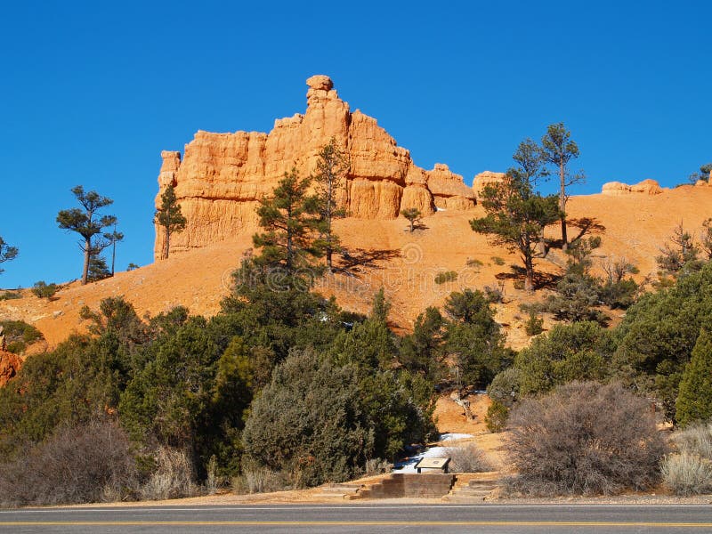 Sandstone Formations in Red Canyon Stock Image - Image of desert, west ...