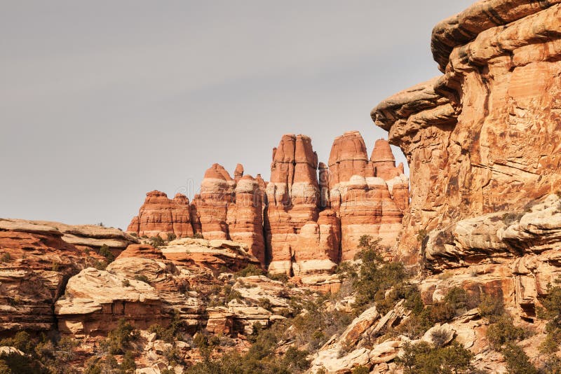 Sandstone Formations stock photo. Image of towers, park - 36740506