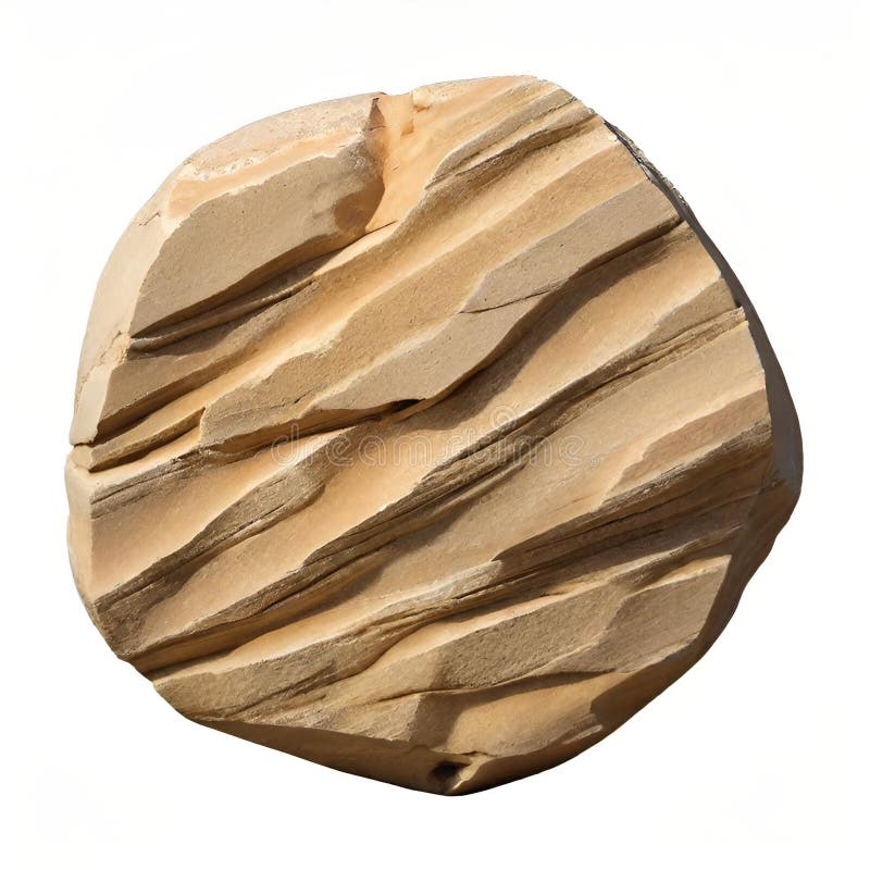 Sandstone Isolated on White Background Stock Illustration ...