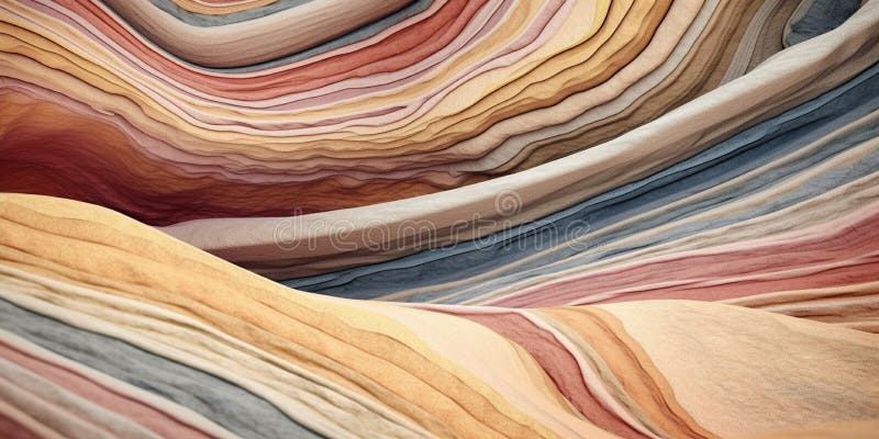 Sandstone Brown Soil Deposit Sediment Wave Surface Background Stock ...