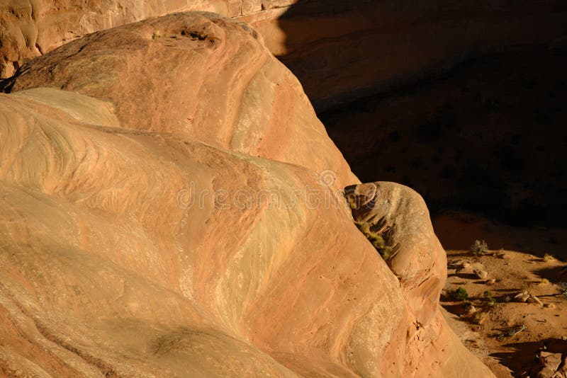 Sandstone Monuments with Scenic Landscape Stock Photo - Image of ...
