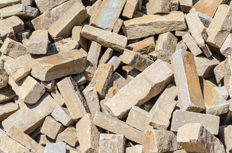 Sandstone, Natural Stone, Quarry Stone Warehouse Space Stock Image ...