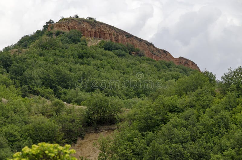 The Sandstone Pyramids of Stob Stock Image - Image of rock, hill: 155026307
