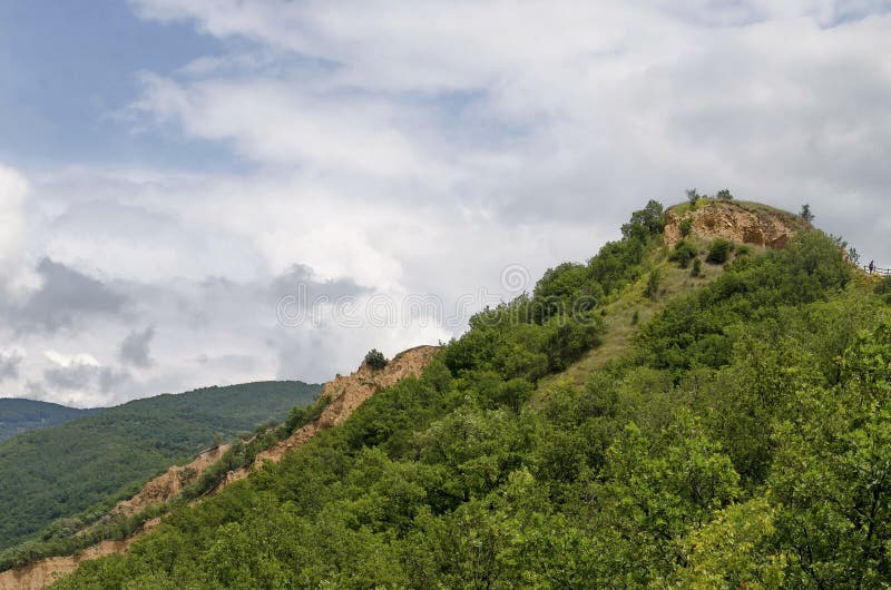 The Sandstone Pyramids of Stob Stock Photo - Image of earth, bulgaria ...