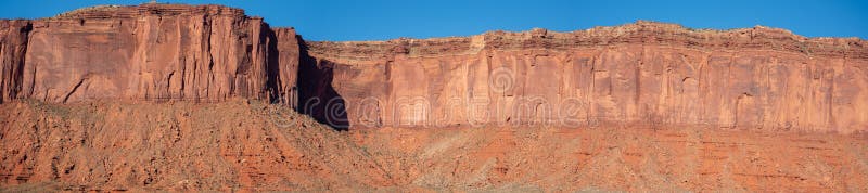 Sandstone Ridge in Monument Vally Stock Photo - Image of navajo, travel ...