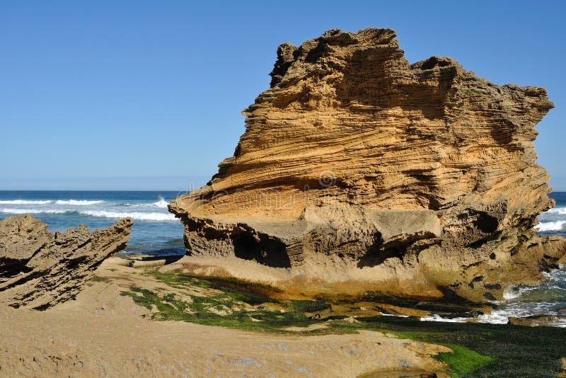 Sandstone rock stock image. Image of view, blue, limestone - 20898303