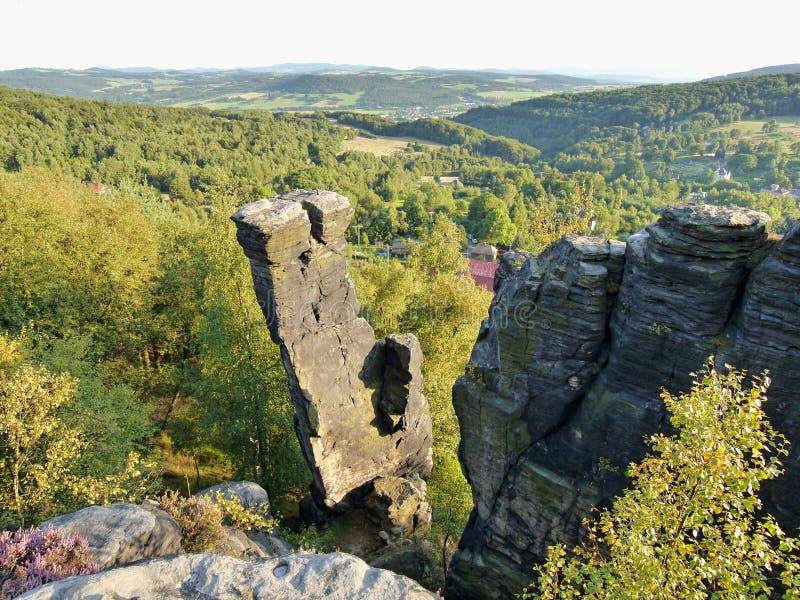 Sandstone Rock City in Bohemia Stock Photo - Image of rocky, view: 77636086