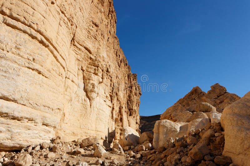 Sandstone Rocks in the Desert Stock Image - Image of cliff, orange ...
