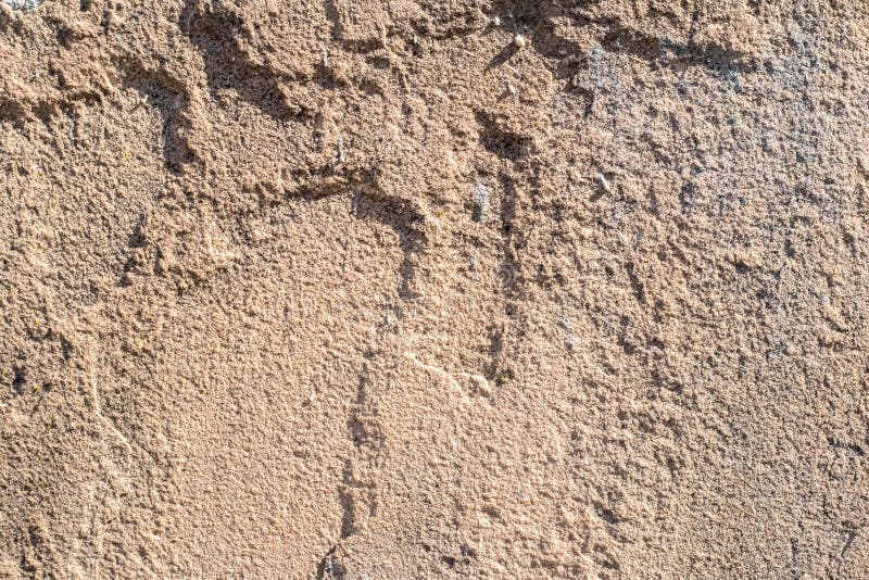 Sandstone Stone Texture with Grain and Irregularities in Bright ...