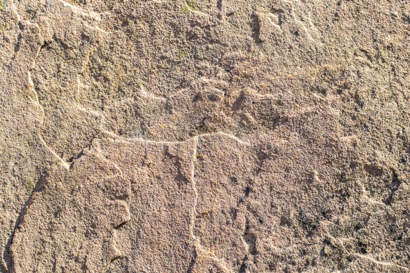 Sandstone Stone Texture with Grain and Irregularities in Bright ...