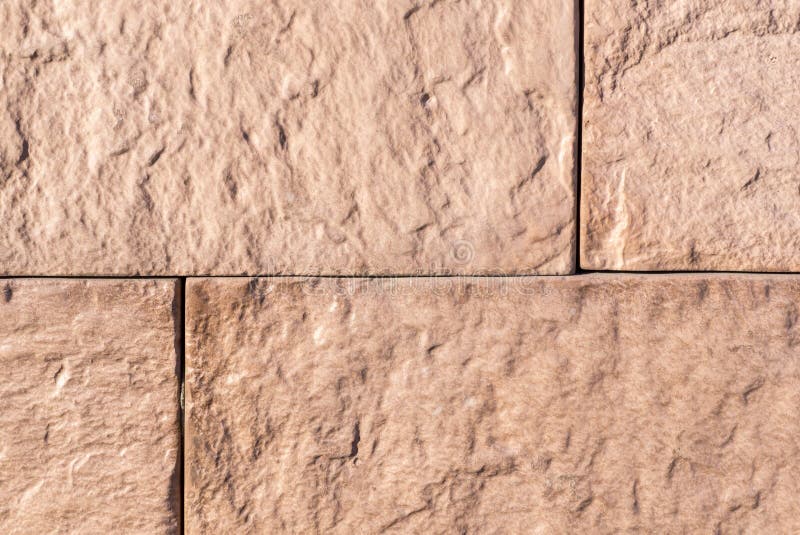Sandstone Tiled Wall. Texture, Background Stock Photo - Image of brown ...