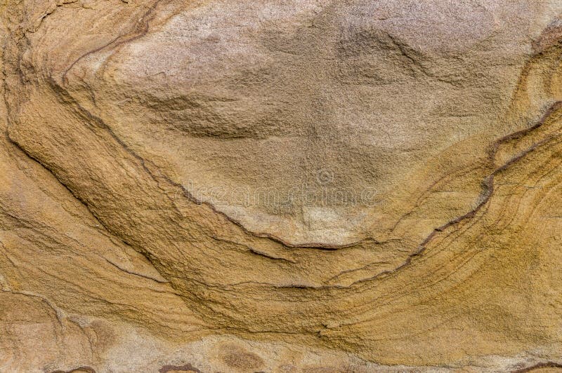 Sandstone Wall, Sandstone With Artistic Patterns Hatching Relief Stock ...