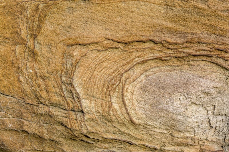 Sandstone Wall, Sandstone with Artistic Patterns Hatching Relief Stock ...