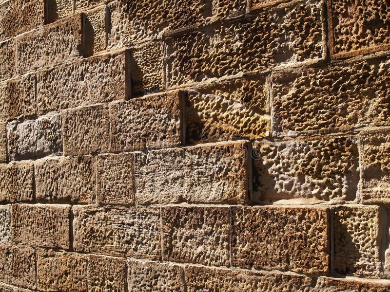 Sandstone Wall stock photo. Image of large, hand, back - 46320190