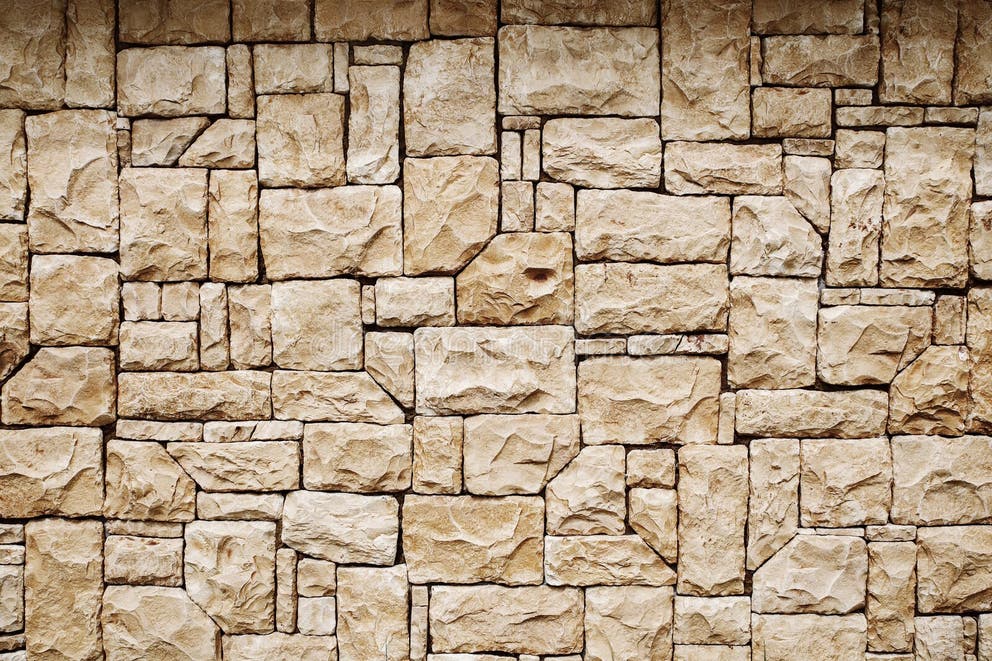 Sandstone Wall Surface Texture for Building and Renovation Backgrounds ...