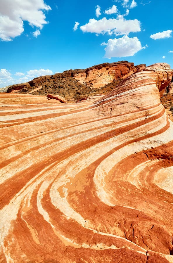 Sandstone Waves Formations in Valley of Fire State Park, Nevada, USA ...