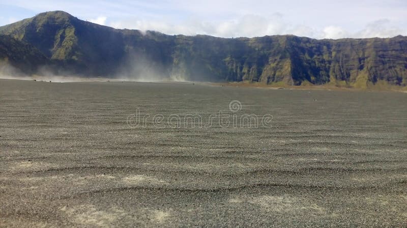 Sandstorm on desert stock image. Image of wind, sand - 162798607