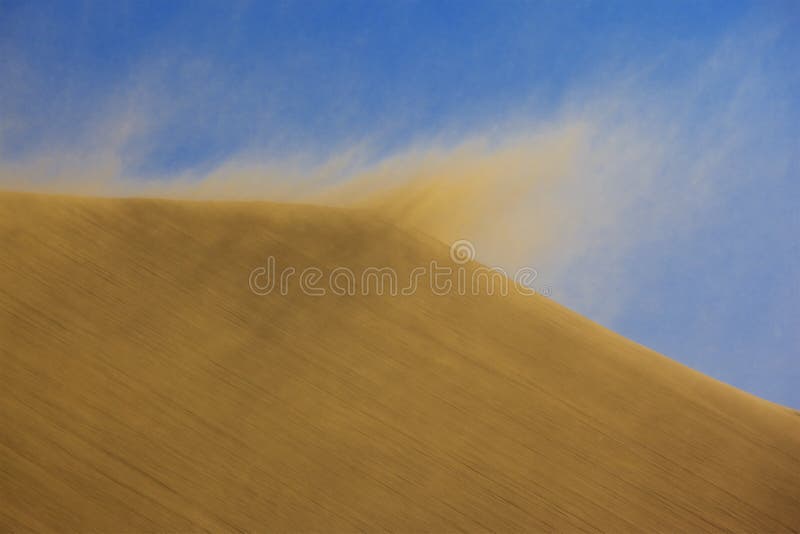 Sandstorm on dune stock image. Image of kazakhstan, extreme - 19229443