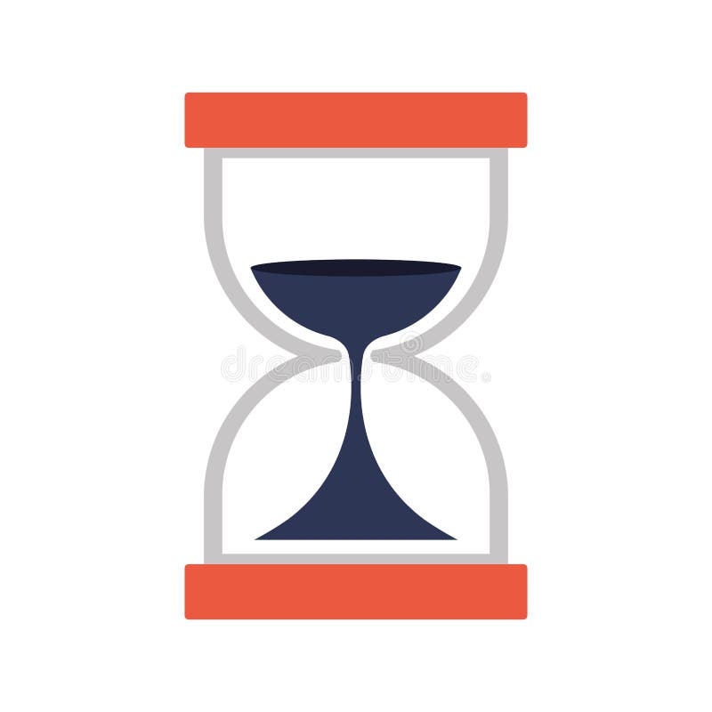 Antike Uhr der Sanduhr vektor abbildung. Illustration von antike - 84738125