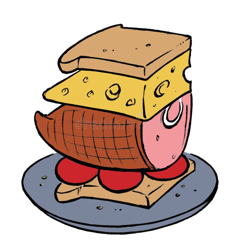 Deli Sandwich Stock Illustrations – 2,778 Deli Sandwich Stock ...