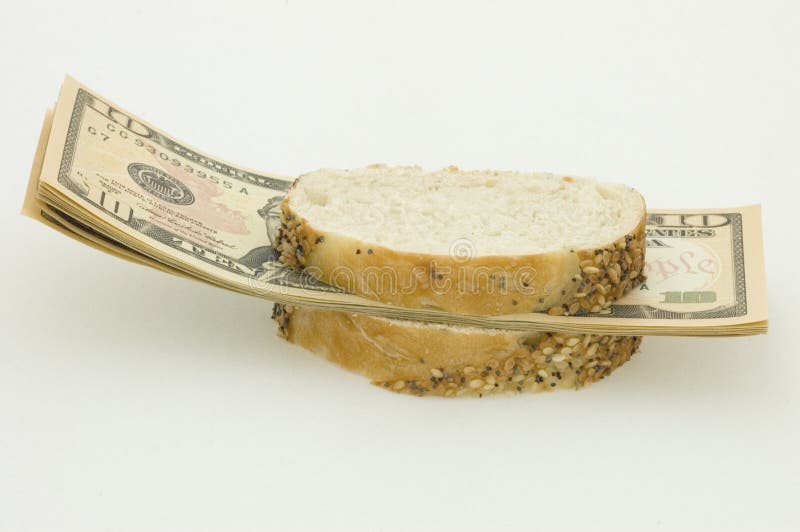 Money Sandwich stock image. Image of meal, sandwich, five - 13540455