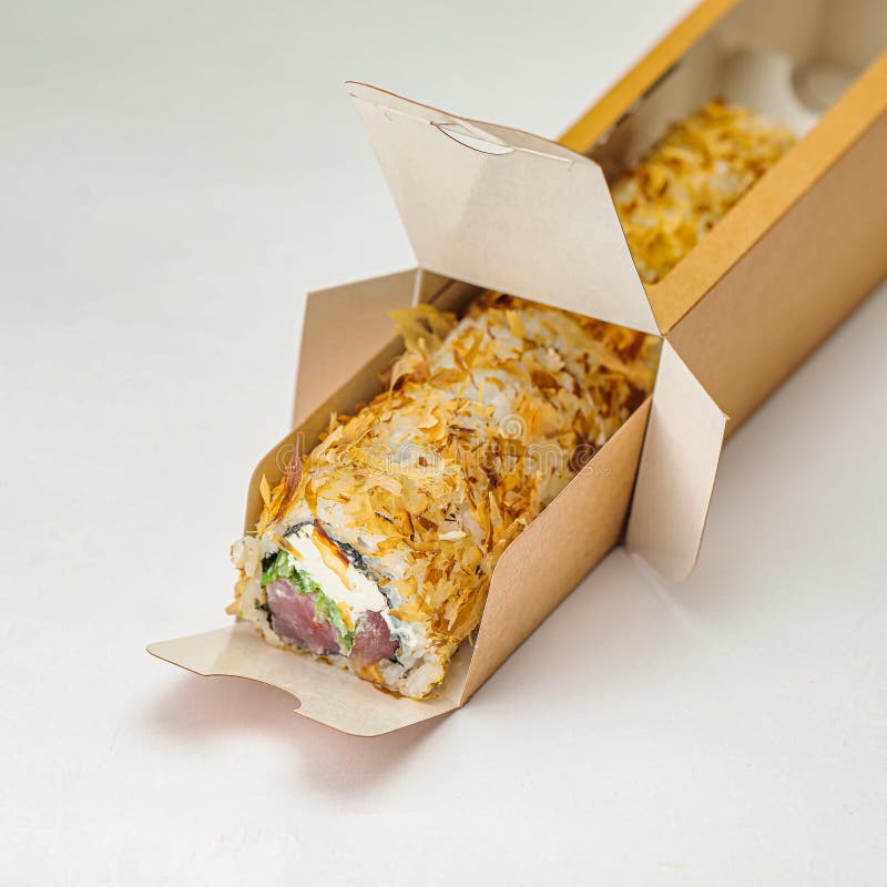 Sandwich in a Box on a Table Stock Photo - Image of casual, indoors ...