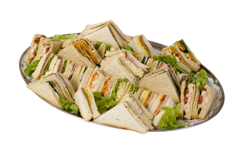 Sandwich Catering Platter stock image. Image of cater - 2211805