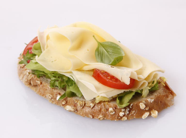 Sandwich with cheese stock image. Image of breakfast - 22856397