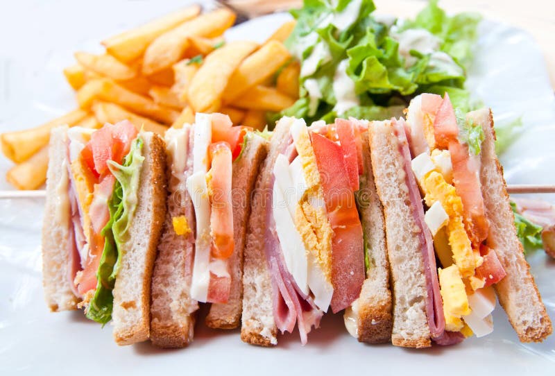 A Platter of Triangular Sandwiches Stock Image - Image of food, cuts ...
